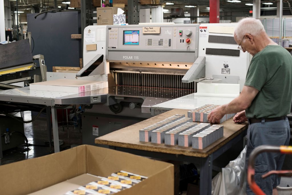 Cut & Stack Labels - Mainline Printing